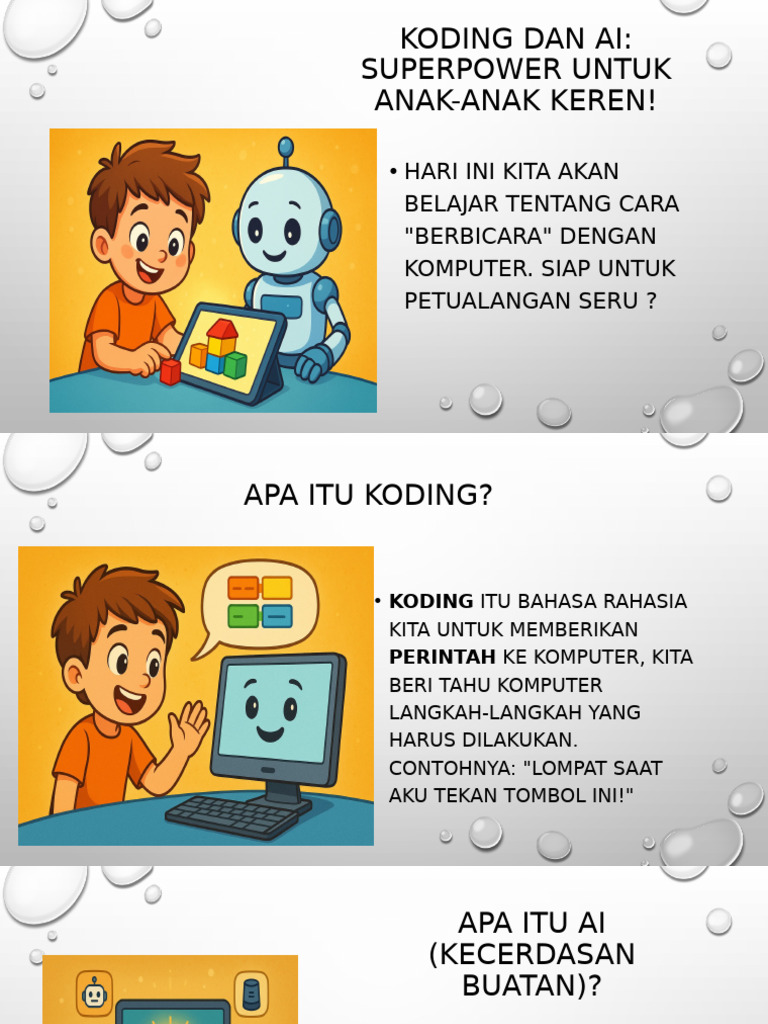 Koding Dan AI Presentasi | PDF
