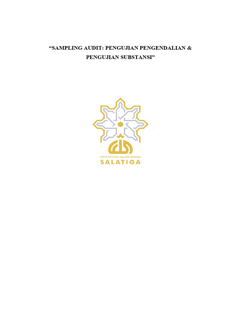 Makalah Sampling Audit Kel 5 | PDF