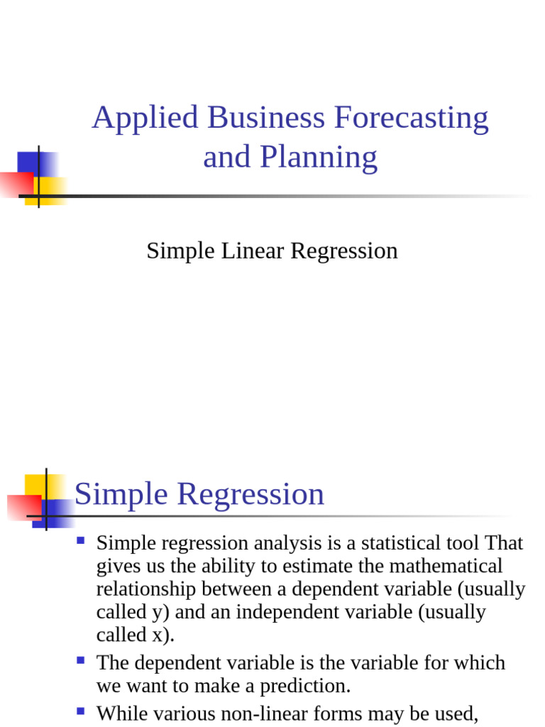 Simple Linear Regression | PDF | Errors And Residuals | Regression Analysis