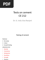Is Code For Cement Test | PDF