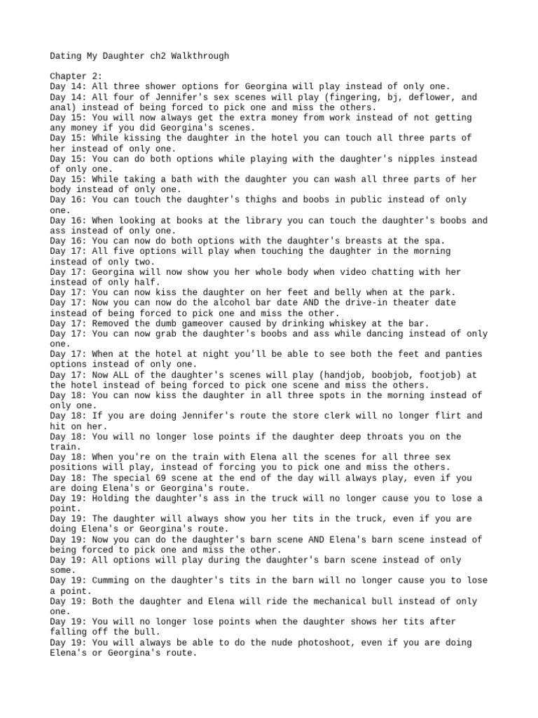 Dating My Daughter Ch2 Complete Guide | PDF