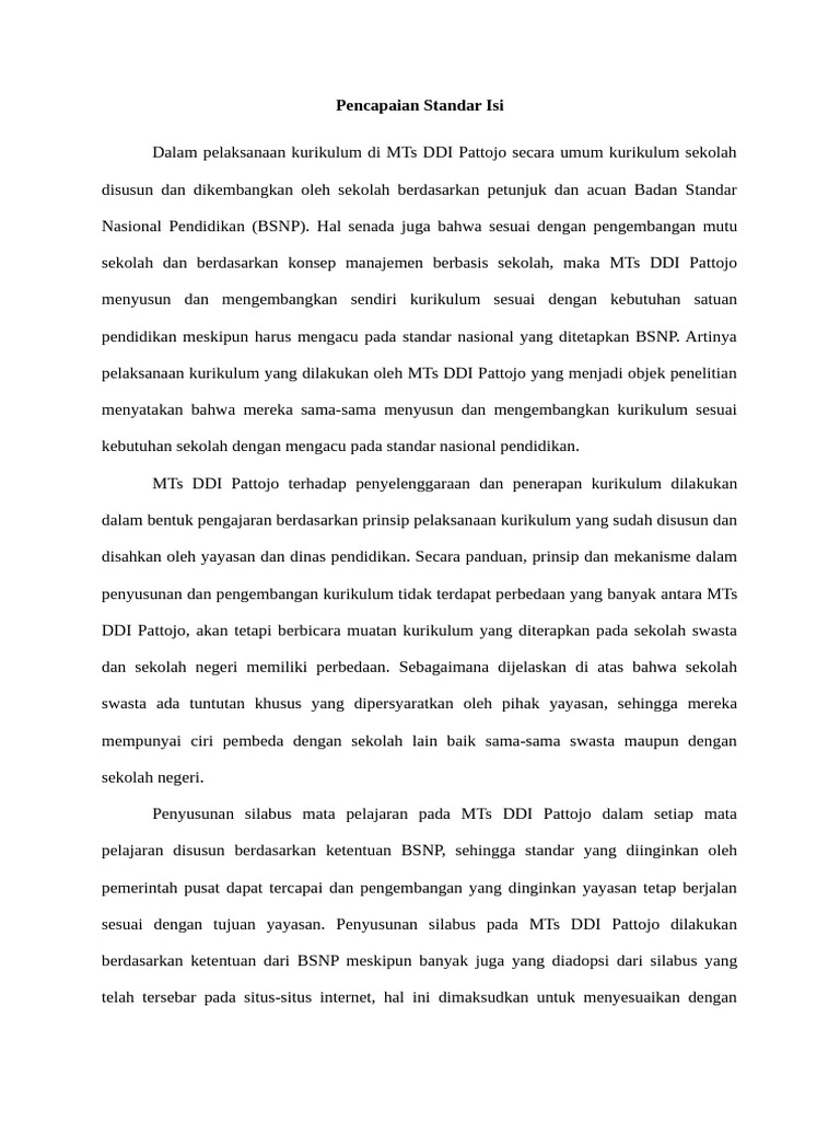 8 Standar Nasional Pendidikan | PDF