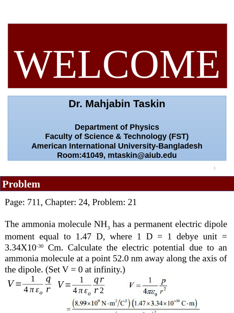 Electric Potential and Capacitance Problems | PDF | Capacitance | Capacitor