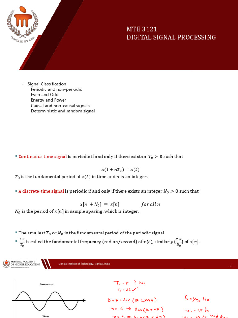 Signal Classification in DSP Concepts | PDF | Applied Mathematics ...