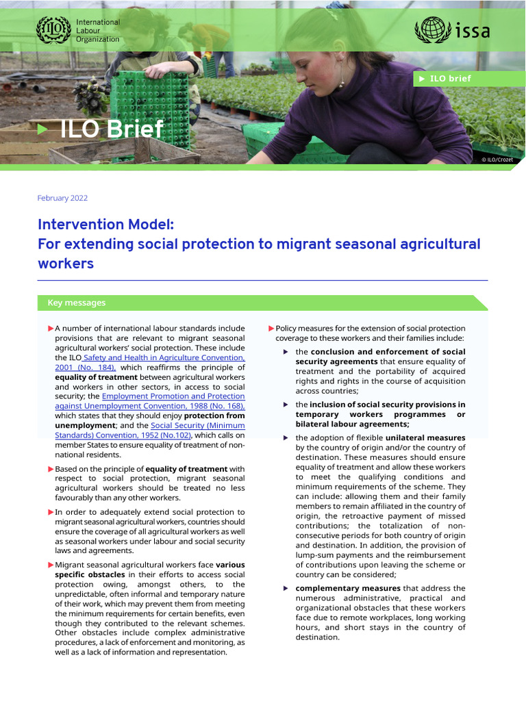 Wcms 836459 | PDF | Social Protection | International Labour Organization