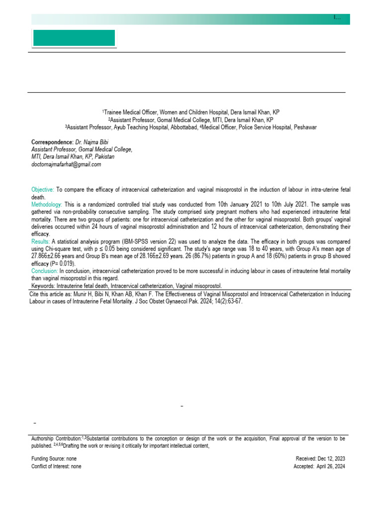 782-Article Text-2024-1-10-20240710 | PDF | Childbirth | Women's Health