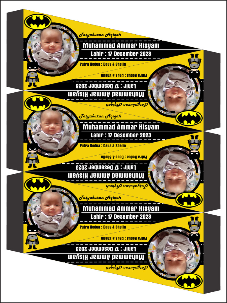 Bendera Aqiqah Ammar | PDF