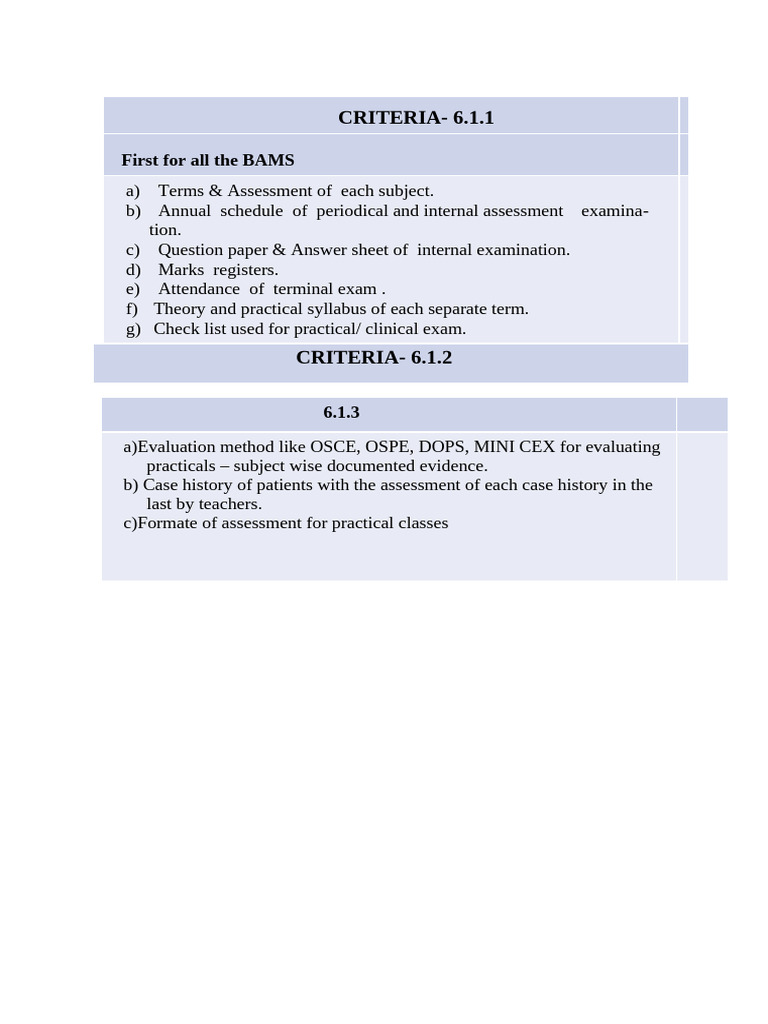 5&6 Criterion | PDF | Educational Assessment And Evaluation | Evaluation Methods