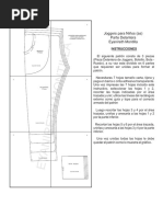 Medidas y patrón para mandil | PDF