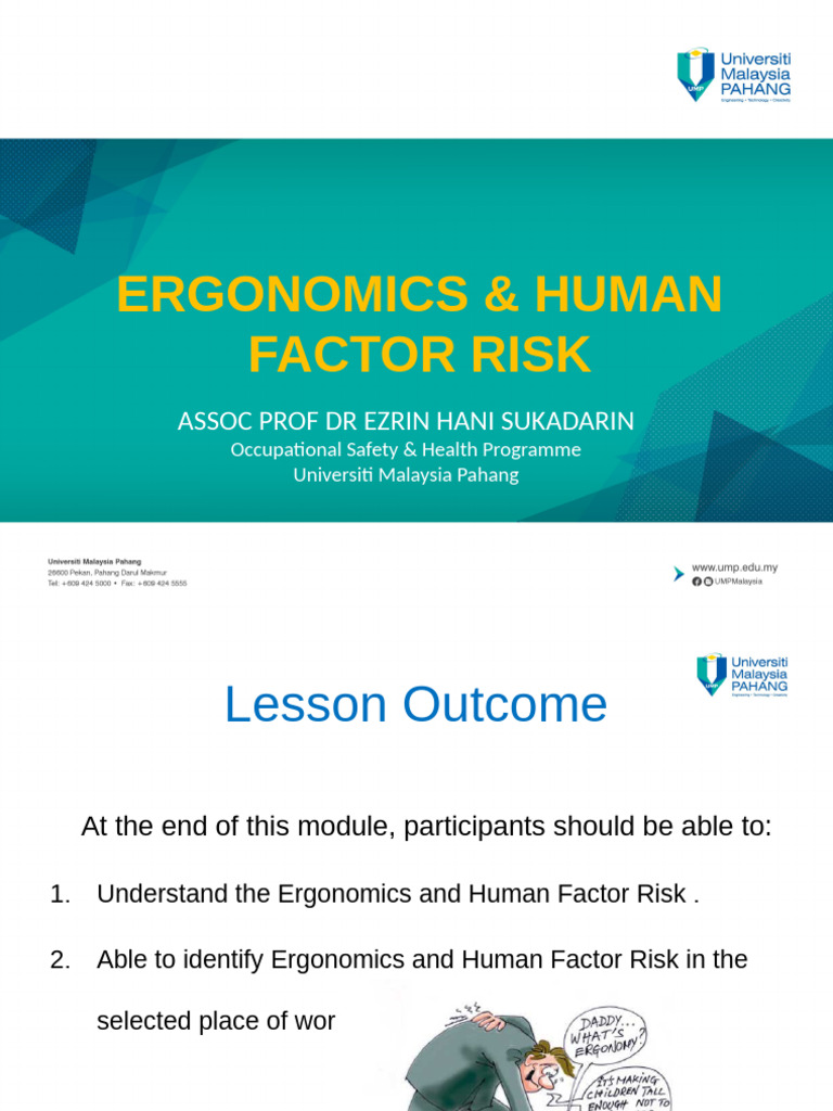 Chapter 2 New Ergonomics and Human Factor Risk | PDF