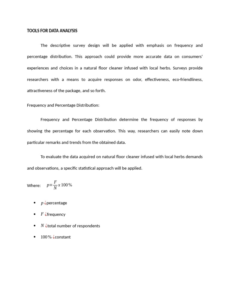 Tools For Data Analysis - Research | PDF