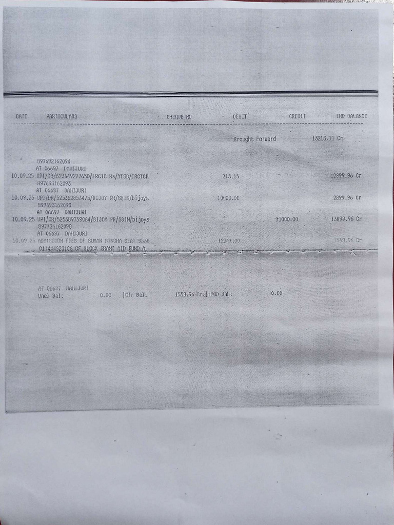 Fee Receipt | PDF