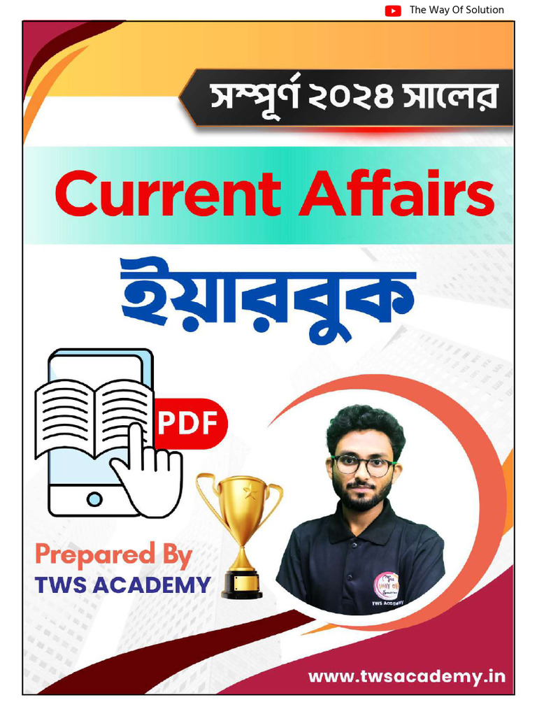 Current Affairs Yearbook 2024 by TWS Academy | PDF