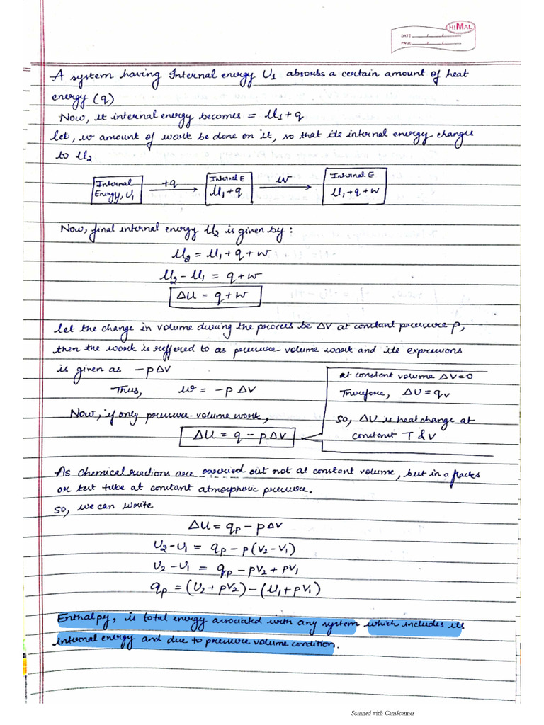 Basic Principles of Thermodynamics | PDF
