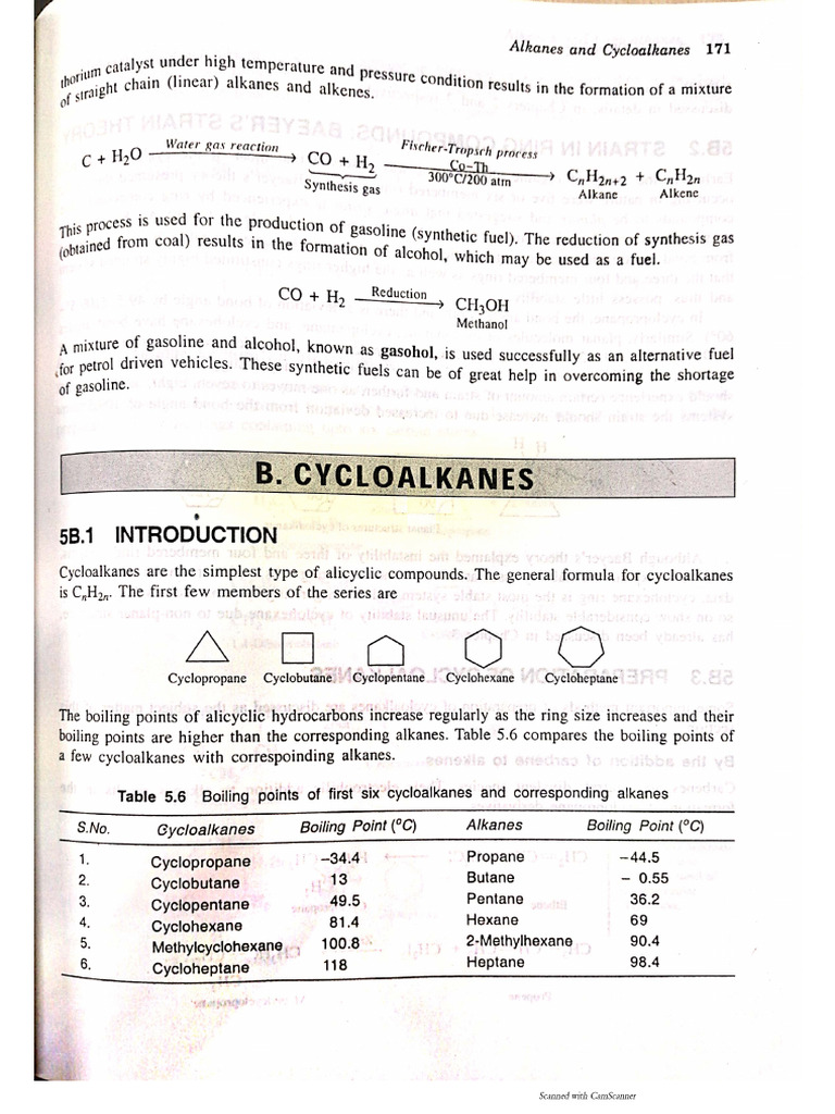 Module 2 Part 2 Cycloalkanes | PDF