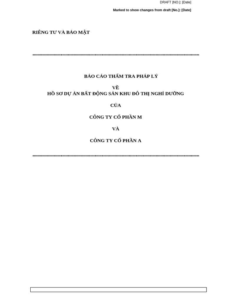 DD Report-Detail-M&a Số 6 | PDF