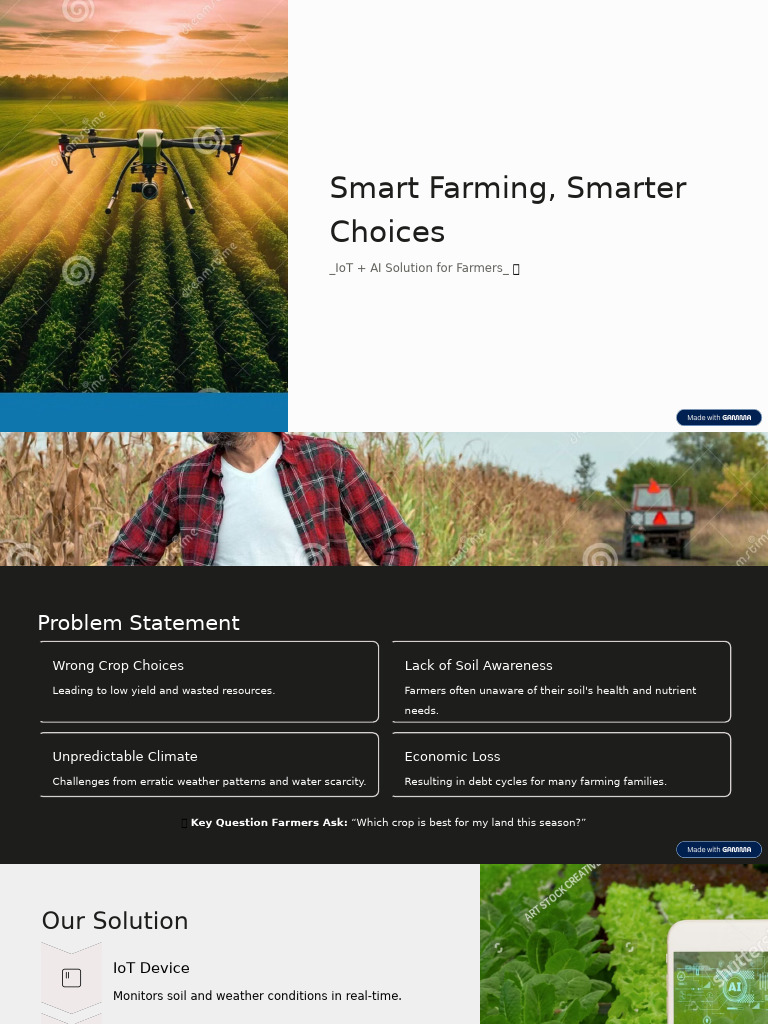 Smart Farming, Smarter Choices | PDF | Agriculture | Natural Environment