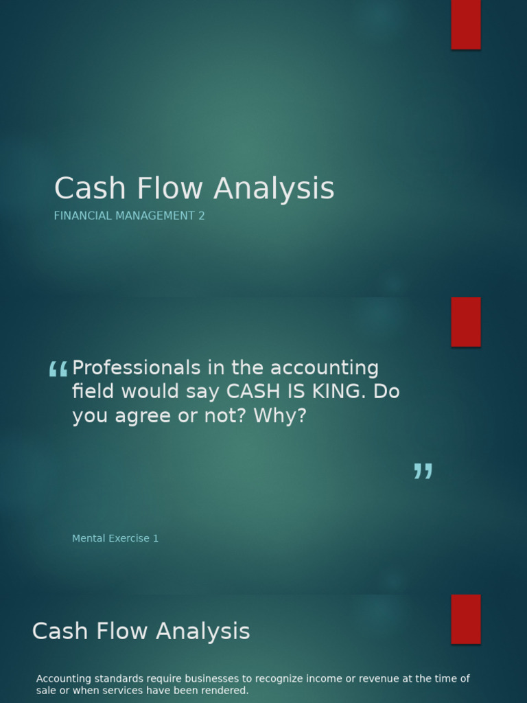 Cash Flow Analysis for Financial Management | PDF | Expense | Debt