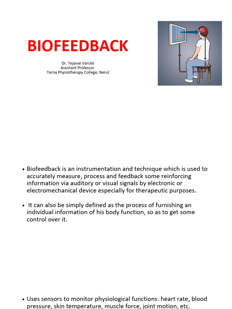 Understanding Biofeedback in Therapy | PDF | Electromyography ...