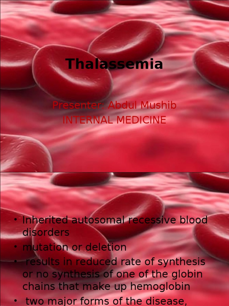 Thalassemia & Bleeding Disorders | Anemia | Tissue (Biology)