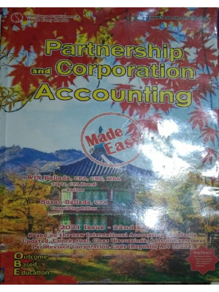Partnership and Corporation (2021) | PDF
