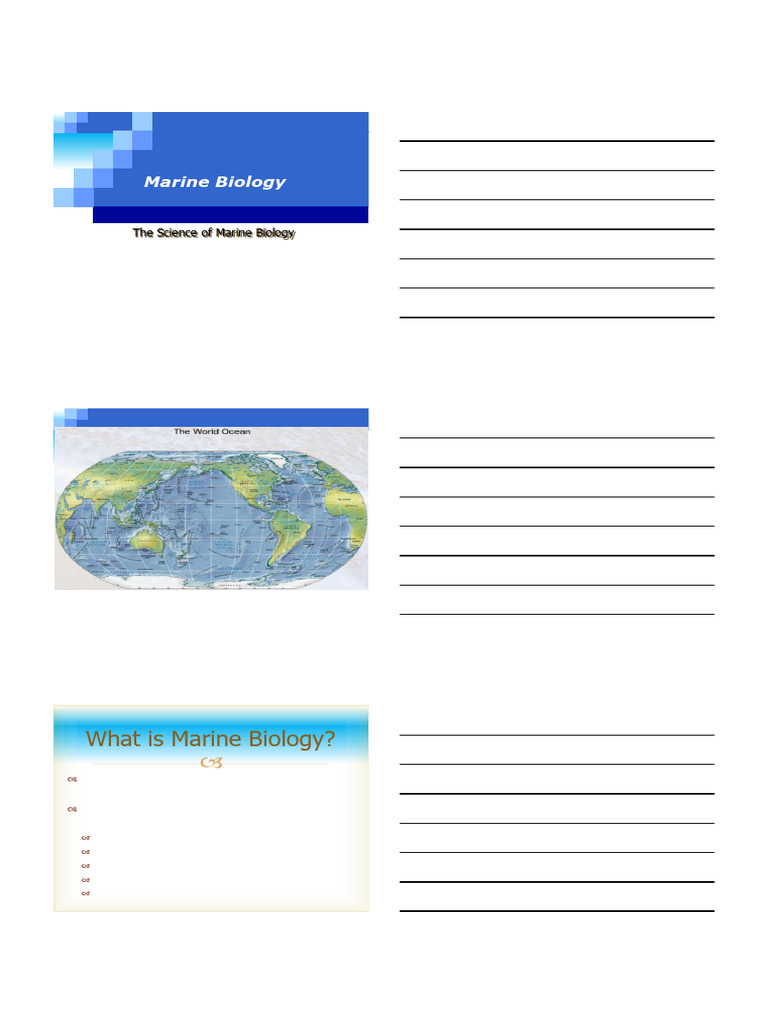 CHAPTER 01 - Student Version | PDF | Marine Biology | Oceans