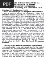 August-September Church Duty Roster | PDF | Foreign Language Studies ...