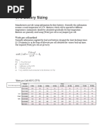 Battery Sizing Calculation | PDF | Electric Power | Watt