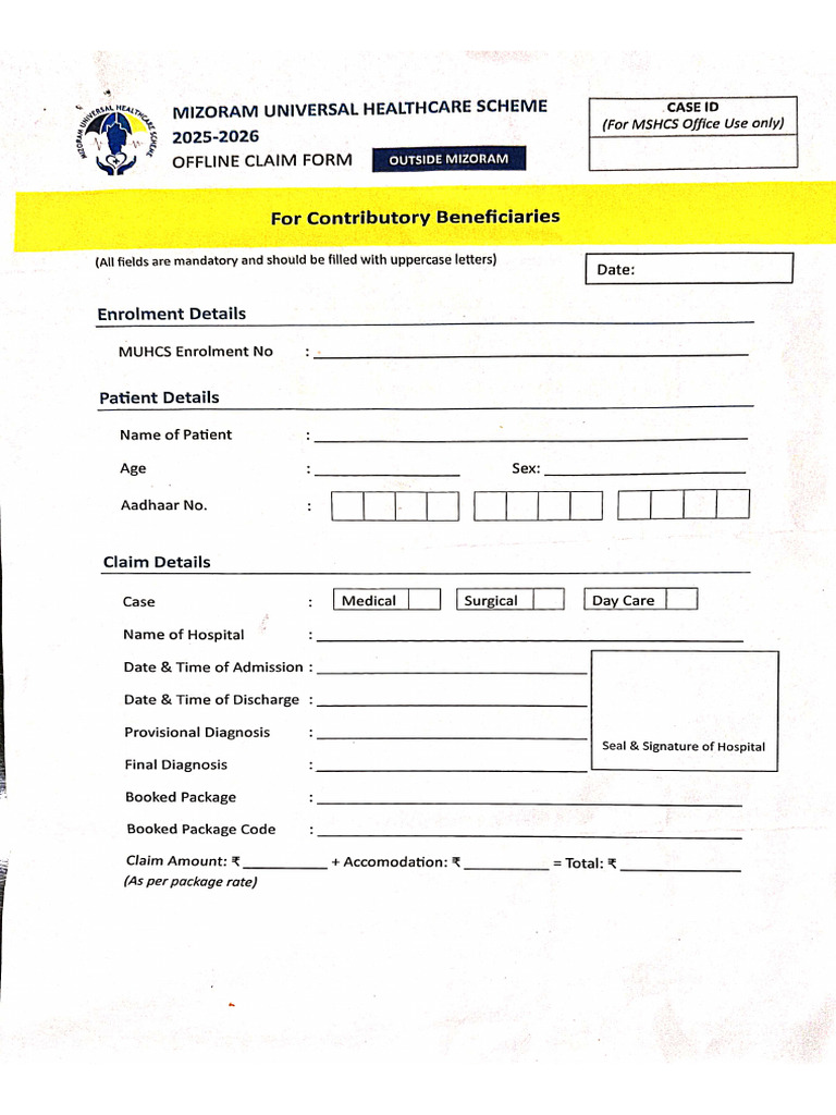 Health Care Form | PDF