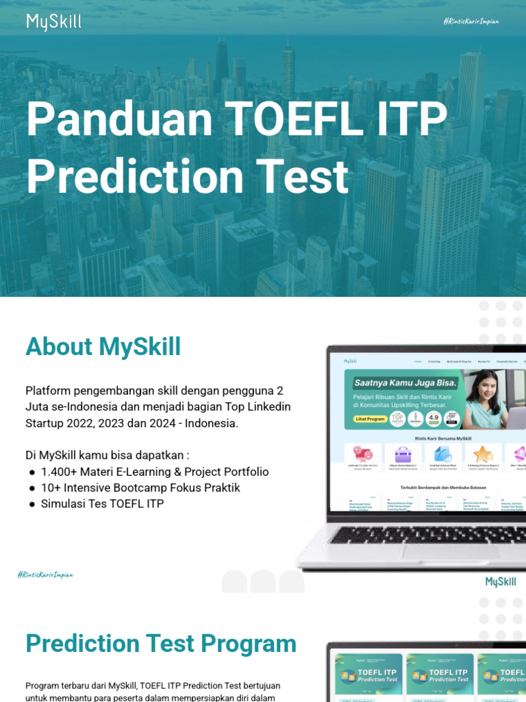Panduan Tes TOEFL ITP MySkill | PDF