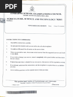 ZIMSEC A Level Crop Science Specimen Paper | PDF | Photosynthesis | Soil