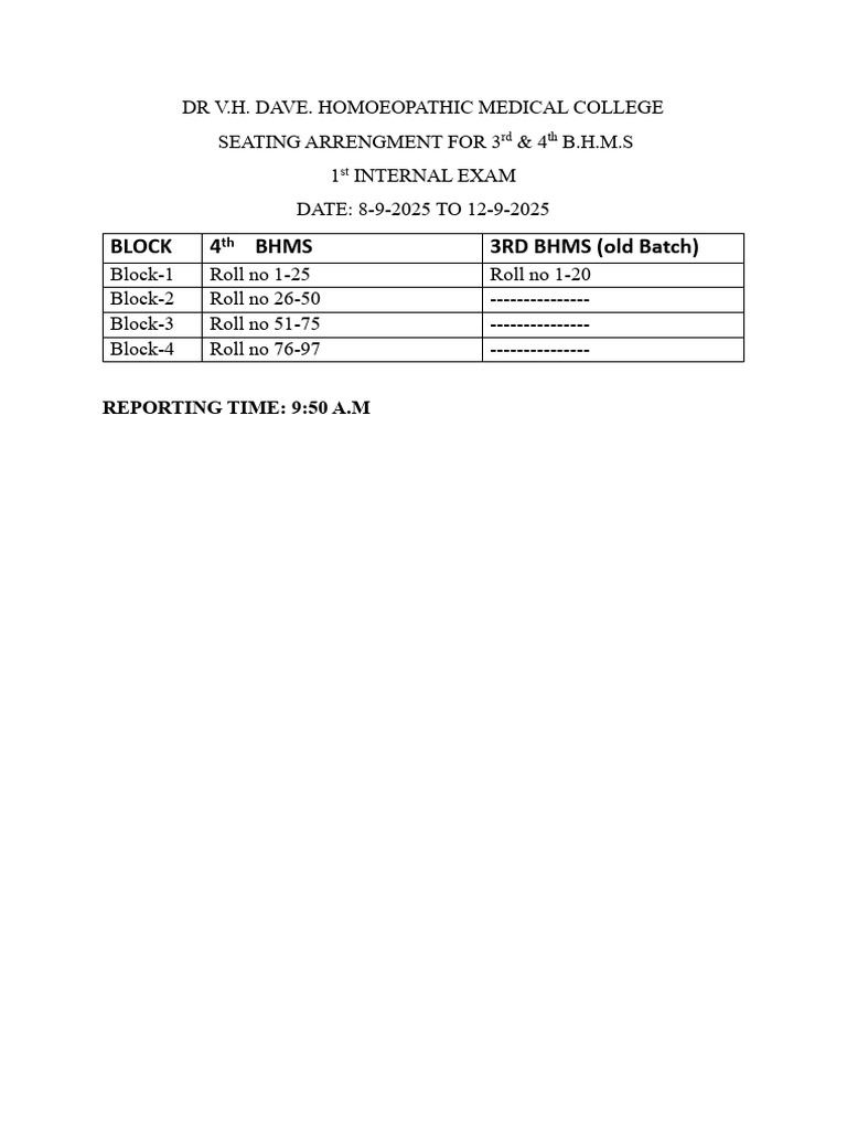 Seating Arrangment | PDF