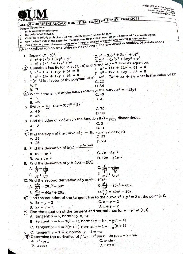 DiffCal Reviewer | PDF