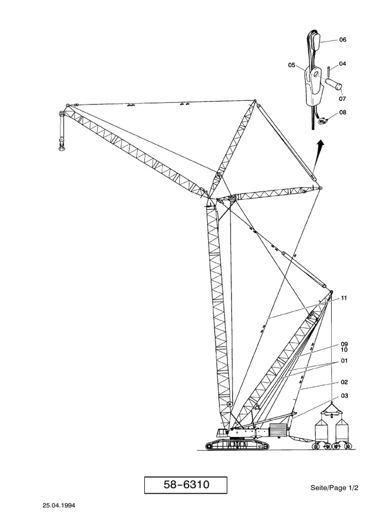 TruckCrane Telescopic Boom Ropes 058-6310 | PDF