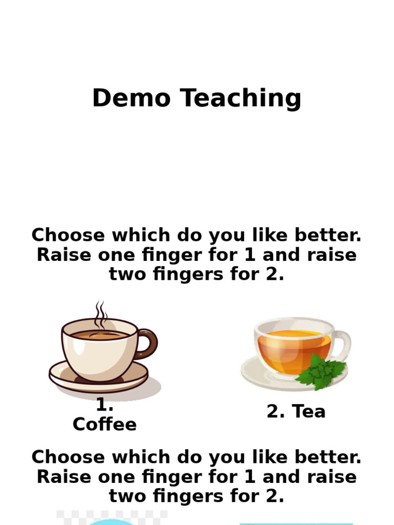 Demo Teaching | PDF