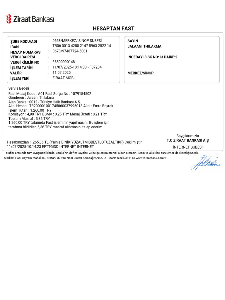 Jennet Bank Document | PDF