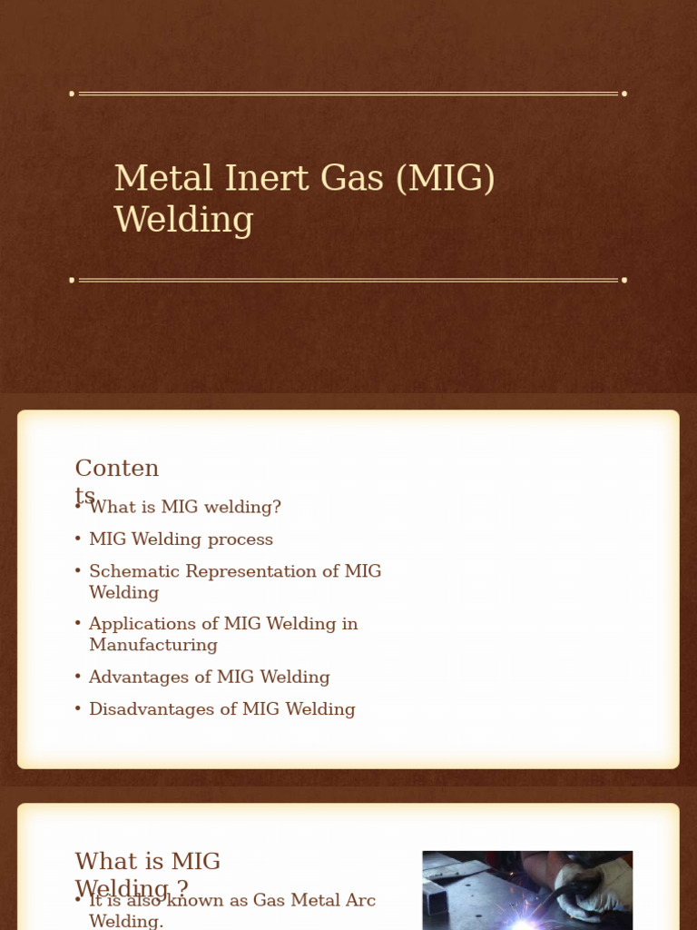 MIG Welding | PDF