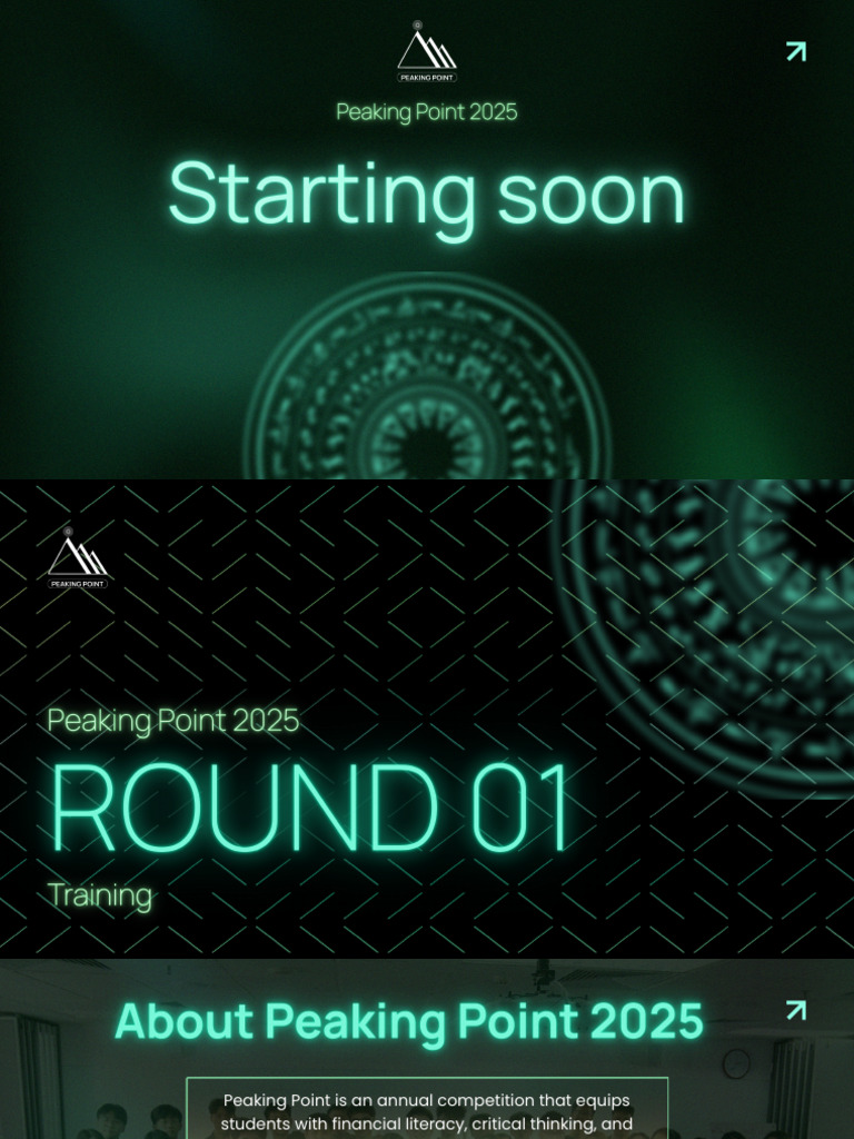 (PEAKING POINT 2025) Training 1 Slides | PDF | Brand | Market Segmentation
