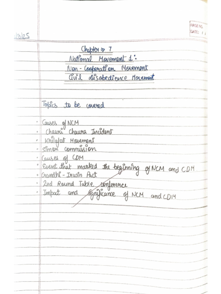 CH 7 Notes Imp | PDF