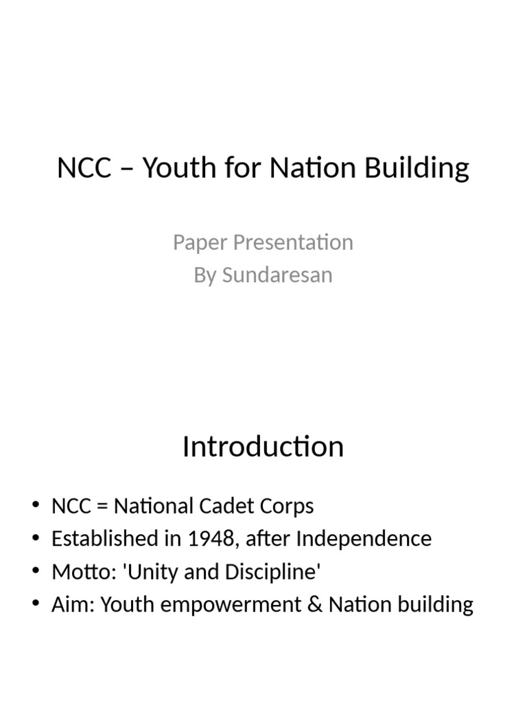 NCC Paper Presentation Images | PDF