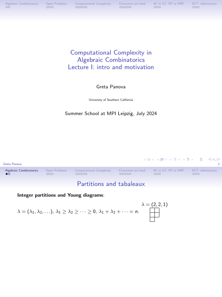 Slides 1133 | PDF | Computational Complexity Theory | Combinatorics