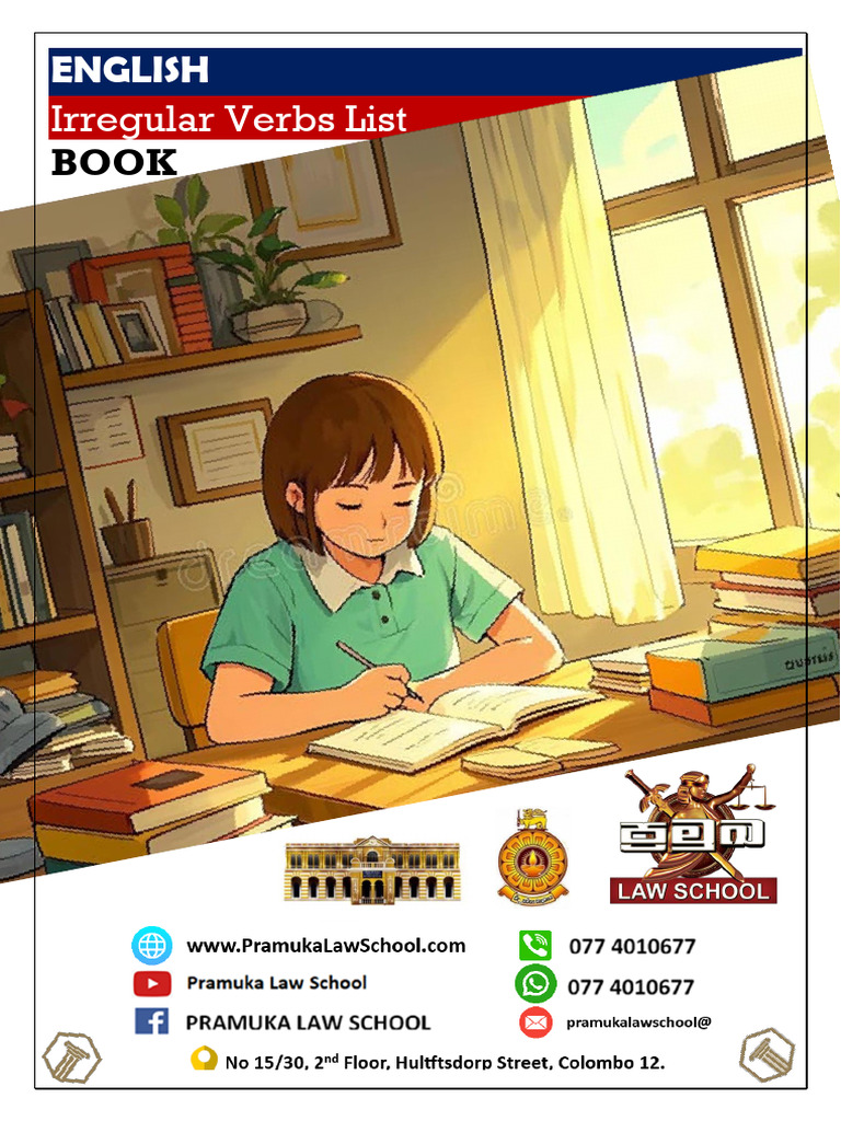 1) English Irregular Verbs Book | PDF | Grammar | Morphology
