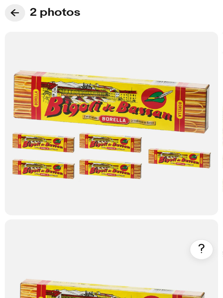 Borella Bigoli de Bassan Pasta Tipica Veneta 6 Confezioni Da 500 Grammi ...
