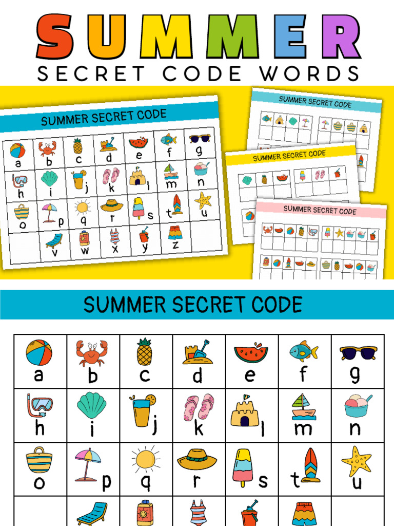 Summer Secret Code | PDF