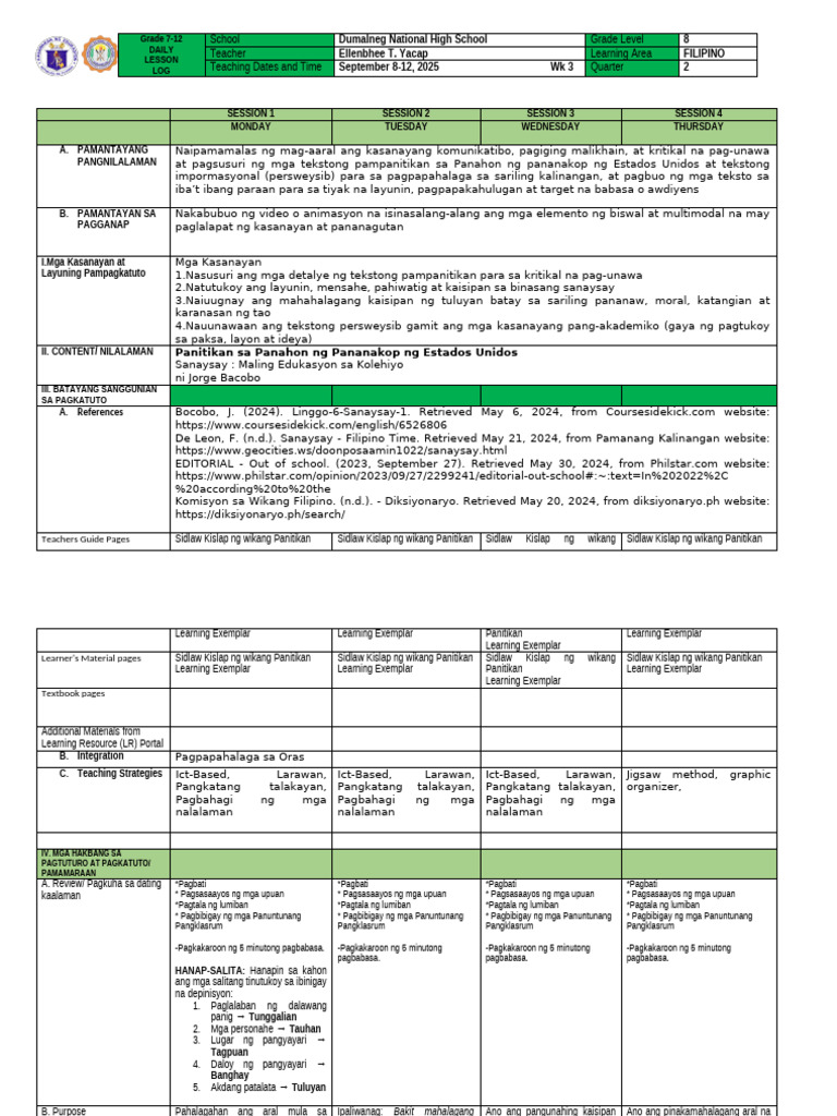 3rd Week | PDF
