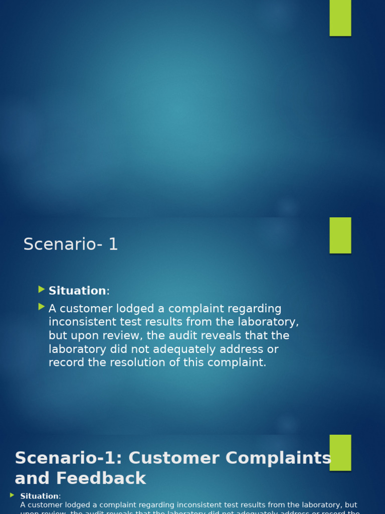 Audit Scenarios CL 7 | PDF
