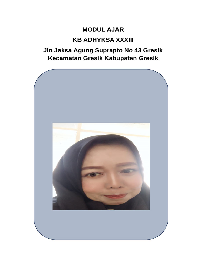 MODUL AJAR (Lingkungan) (Repaired) | PDF