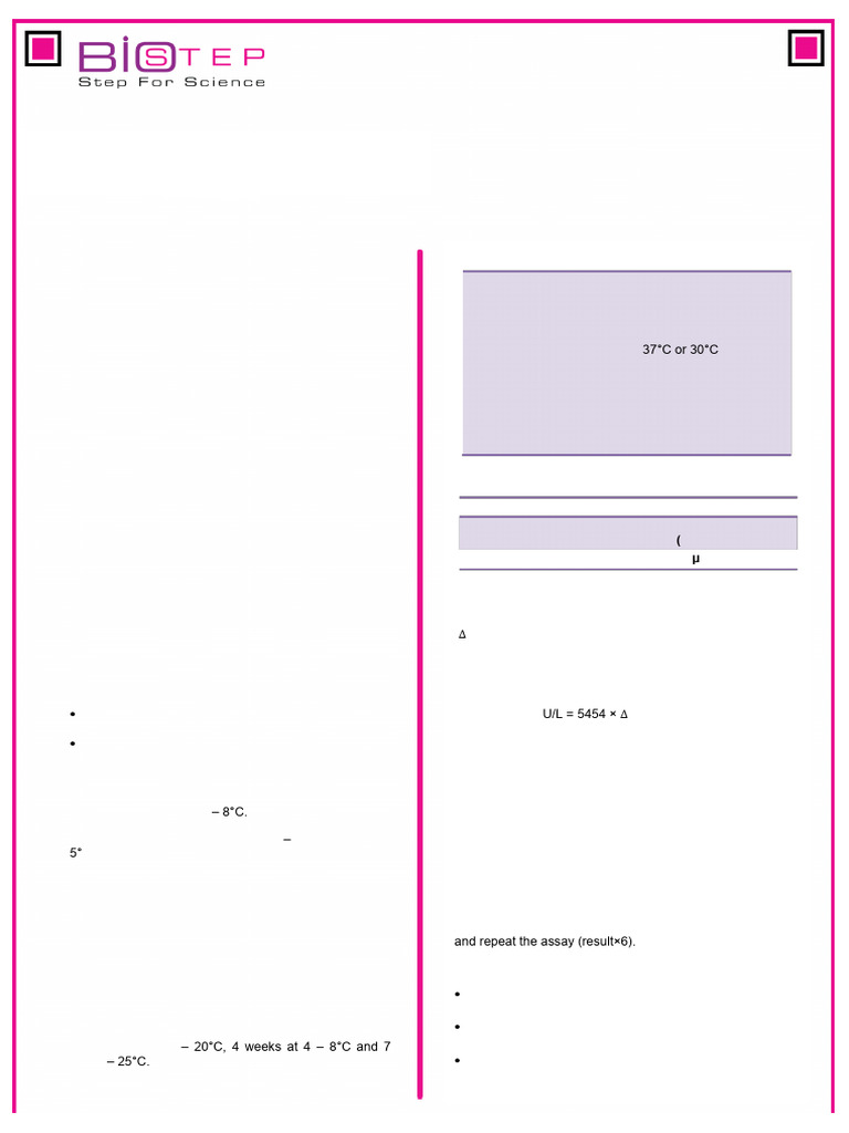 ALP Diagnostic Assay Instructions | PDF | Blood Plasma