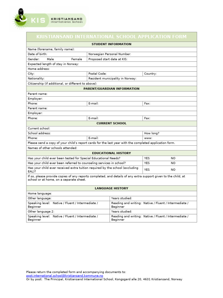 252 Kis New Application Form E1eeda8e 3c3c | PDF