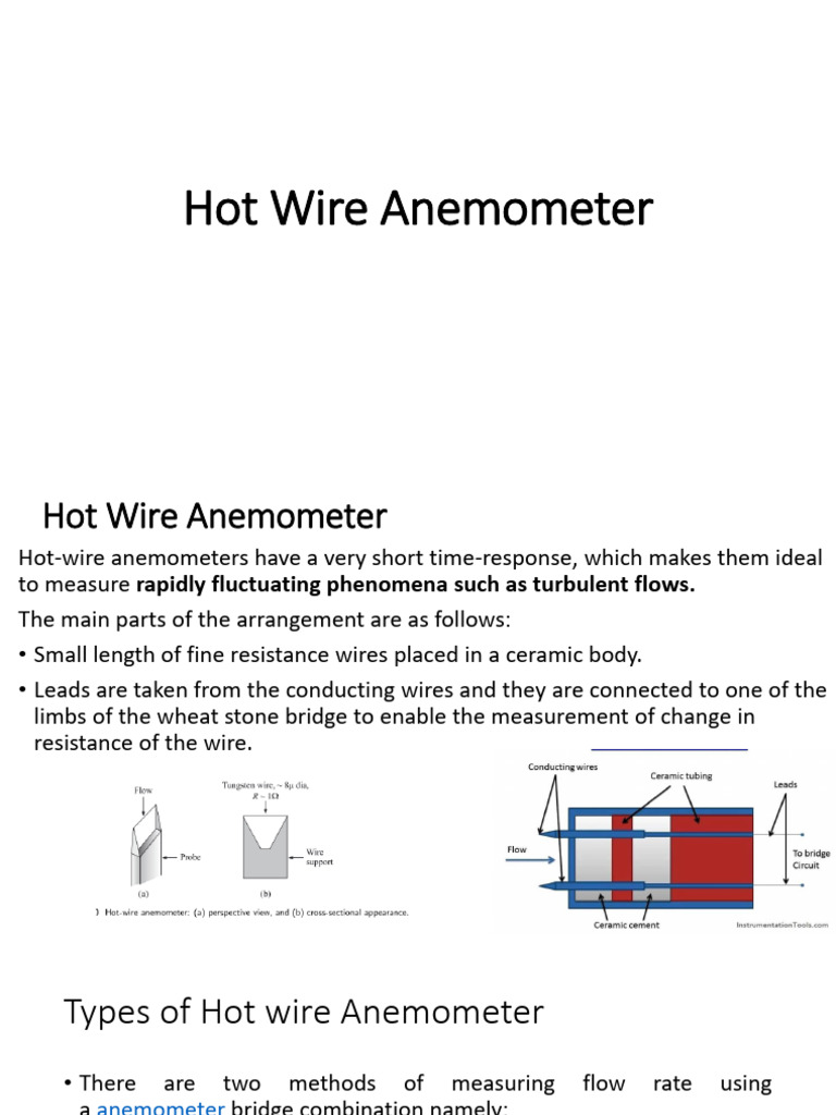Hot Wire Anemometer Overview | PDF